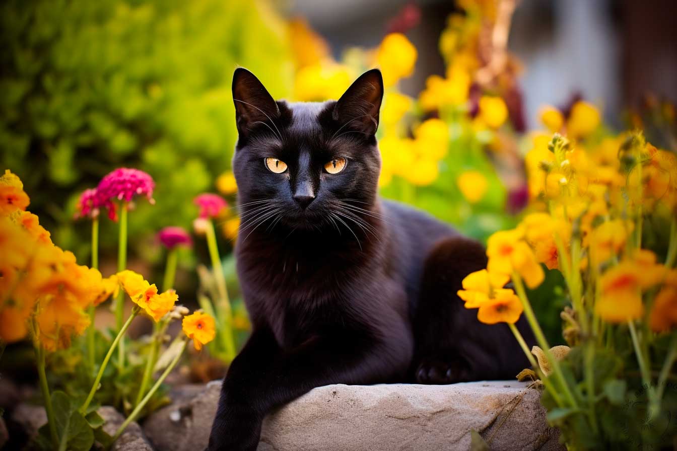 Bombay : Explorez cette race au pelage noir brillant, évoquant une mini ...